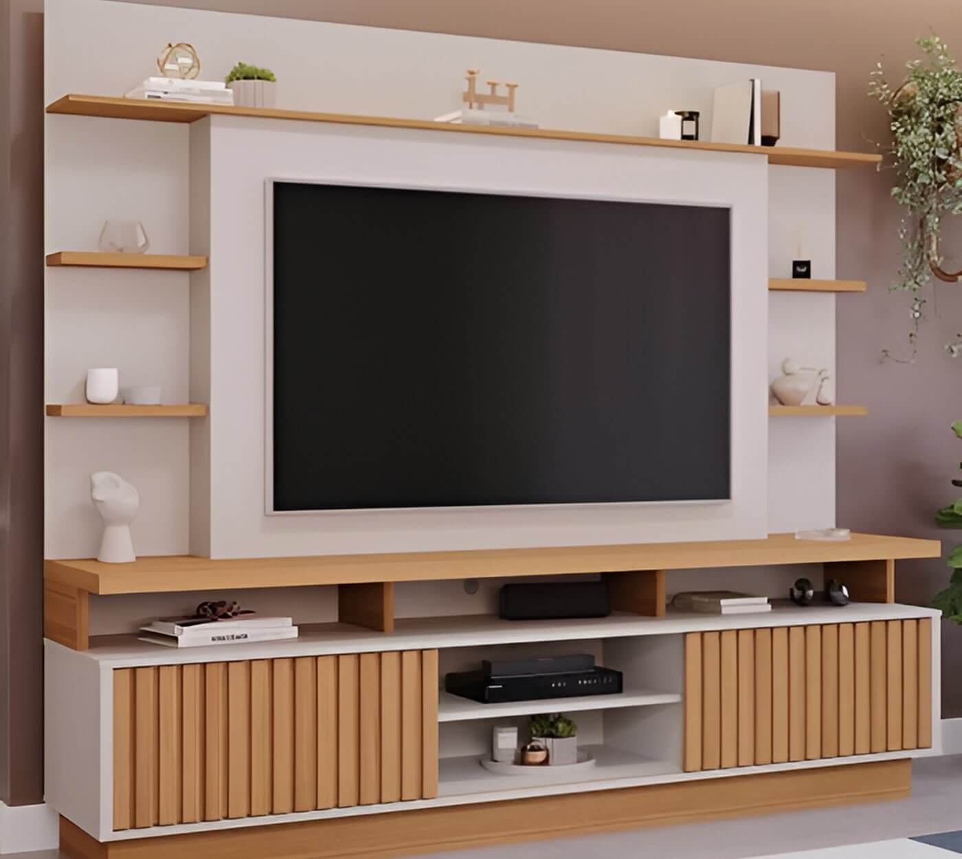 Stylish MDF Tv Cabinet - Modular Furniture Nepal