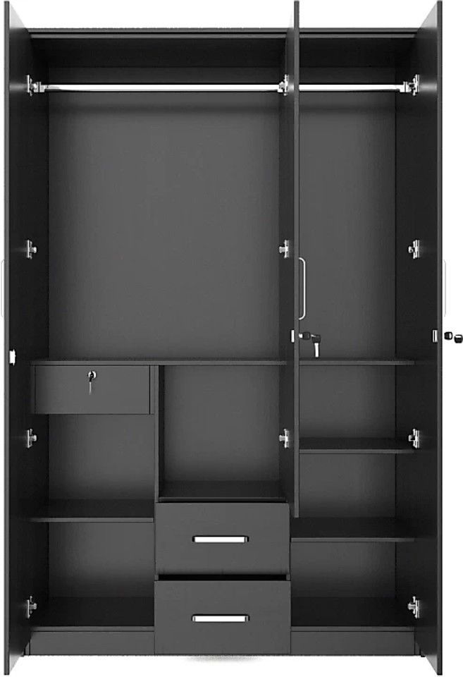 Modern Wardrobe with Ample Storage - Modular Furniture Nepal